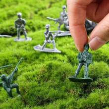 100 piezas Juego militar, Conjunto de figuras de soldados de plástico ...