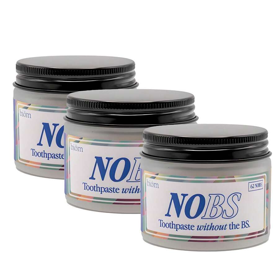 NOBS (No Bad Stuff) Toothpaste Tablets - Nano Hydroxyapatite, Fluoride ...