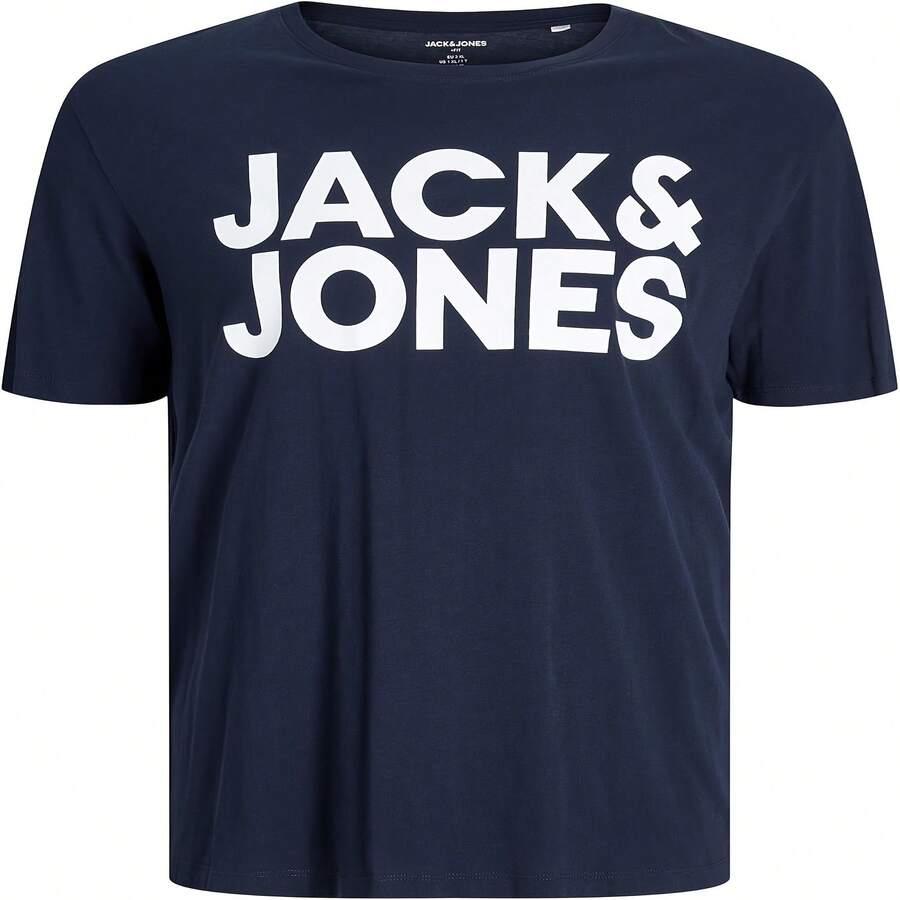 JACK&JONES Plus Men's JJECORP Logo TEE SS O-Neck NOOS PS T-Shirt ...