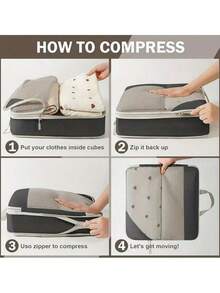 Compressed Packaging Cube, Clothing Storage, Travel Storage Bag Set ...