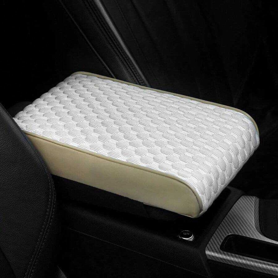 Universal Car Arst Cusion Pad Cover Center Console Protec Arm Rest Seat ...