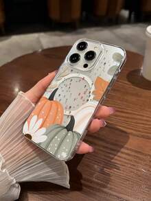 1 Stück modischer Herbst Polka Punkt Kürbis & Blatt Muster Magnetisches ...