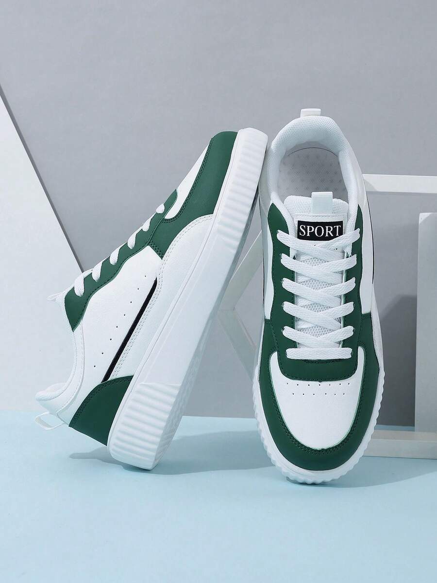 Neue Herren Skaterschuhe mit dicker Sohle, modischer koreanischer Stil ...