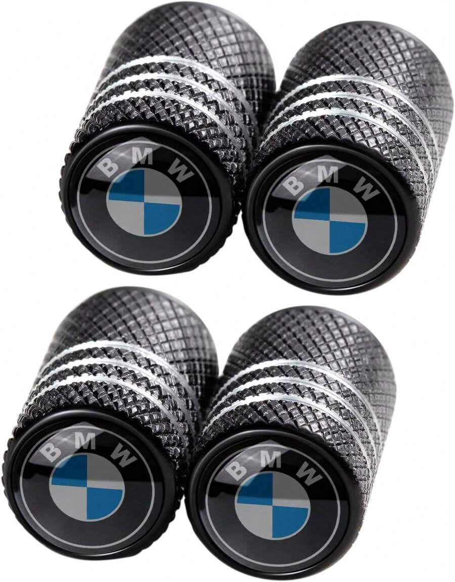 New Tire Valve Stem Cap Cover For BMW Belt O-Ring Seal Corrosion ...