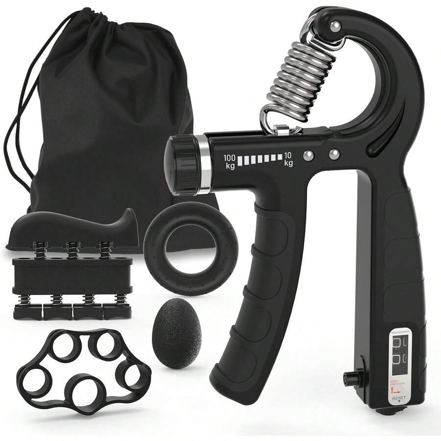 JKSHMYT Grip Strength Trainer Kits (5 Pack), Adjustable Resistance ...