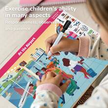 3 piezas Tarjetas de actividad educativa interactiva para niños de 3 ...