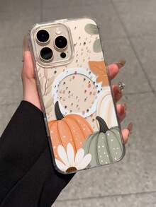 1 Stück modischer Herbst Polka Punkt Kürbis & Blatt Muster Magnetisches ...