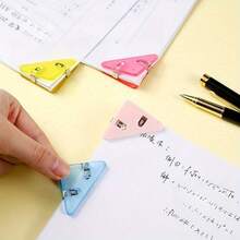 Non-Slip Edge Transparent Triangular Folder With Metallic Texture Hinge ...