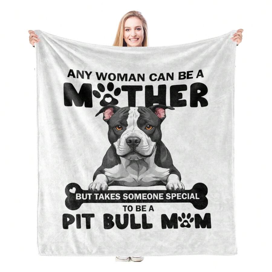 Pit Bull Dog Blanket, Pit Bull Gifts For Women, Dog Mom Gifts Blanket ...