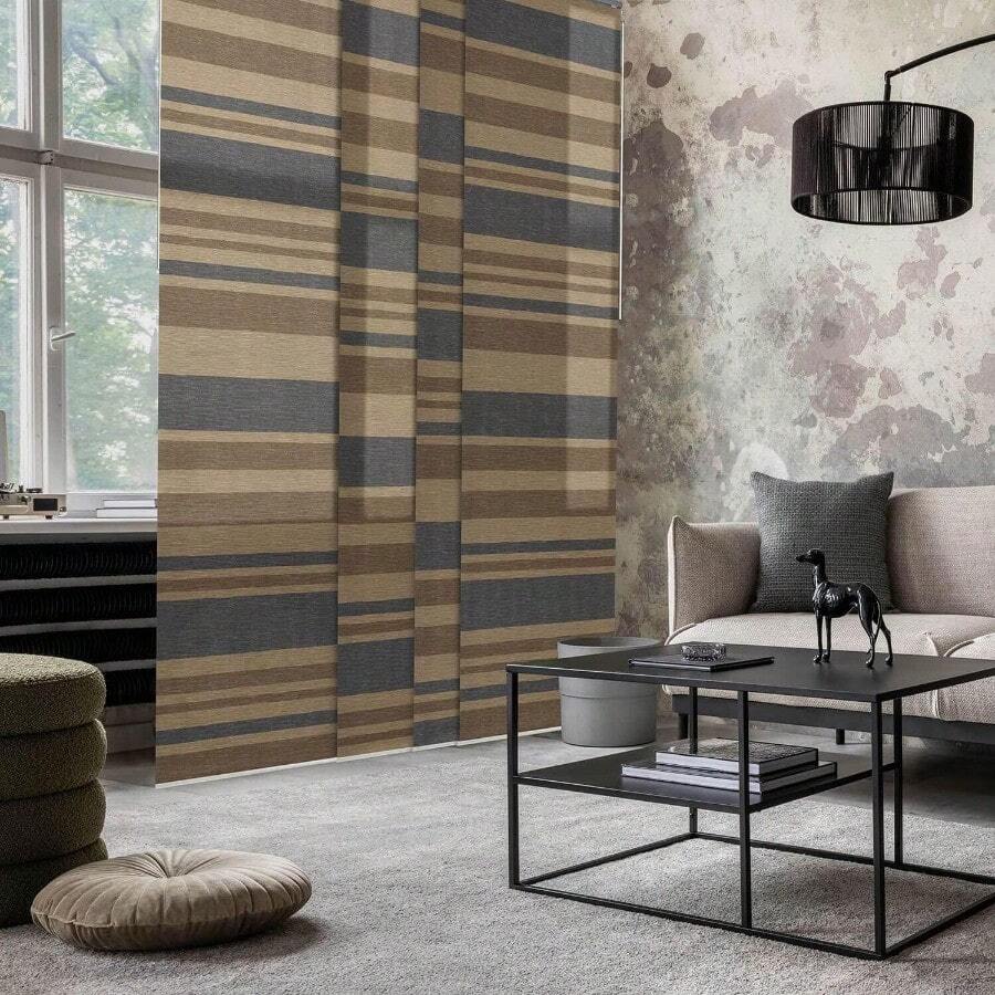 Adjustable Sliding Panel Track Window Blinds 45.8 86 W X 96 H ...