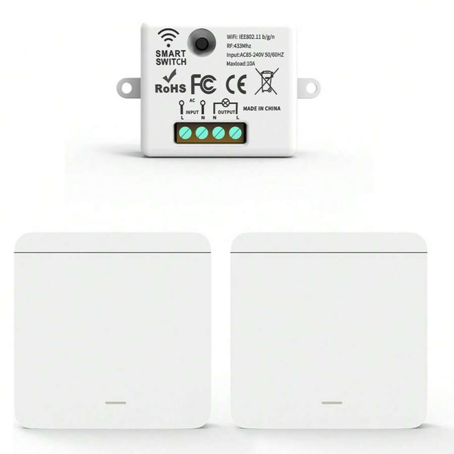 Rf433 Module + 2 Wireless Switches 1 3-Way Ladder Switch (110V/220V) | Mode de Mujer | SHEIN España