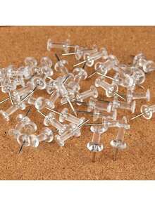 100pcs Assorted Colorful Plastic Push Pins, Suitable For Office, School ...