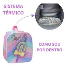 Girls' Candy Popsicle Wheeled Backpack Kit With Thermal Lunch Box And ...