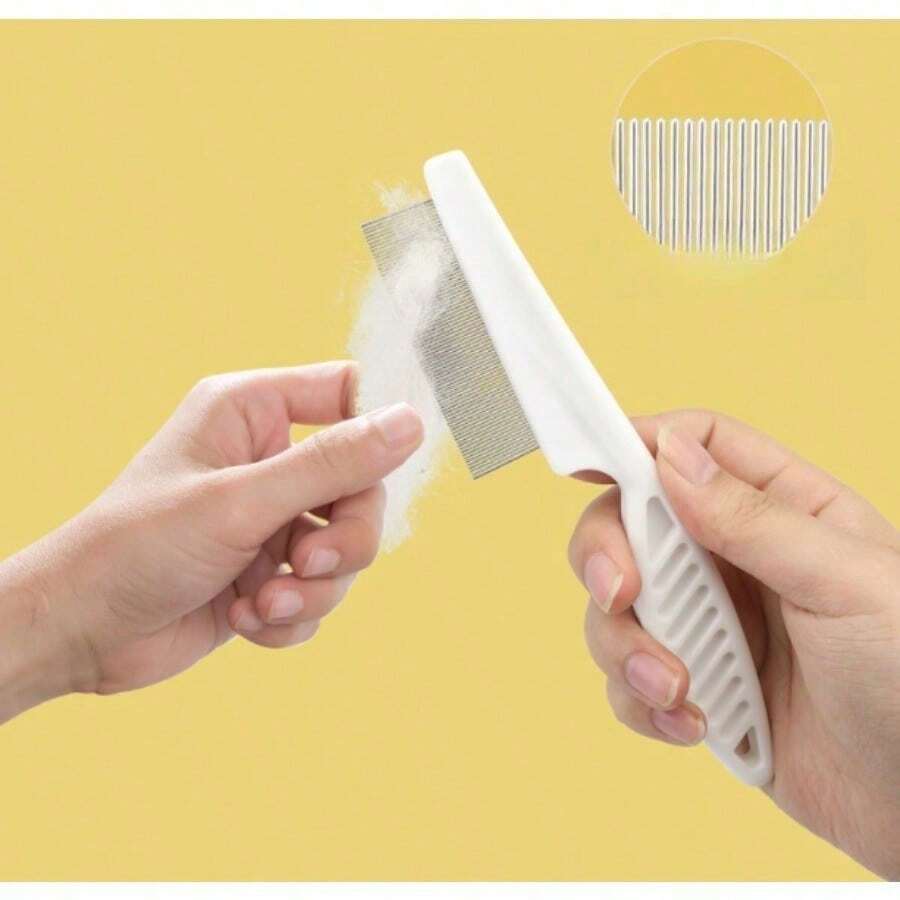 2PCS Double-Sided Dense-Tooth Multi-Purpose Pet Combing Comb –For Cats ...