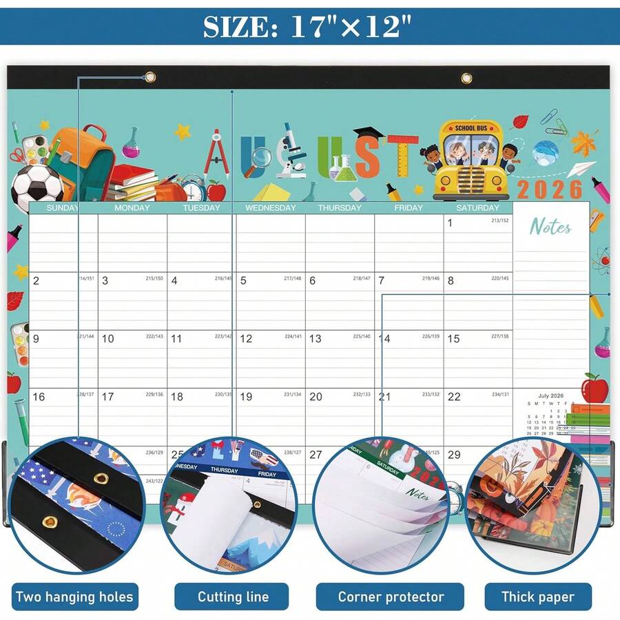2026 Desk Calendar - Desk Calendar 2026, 2026 Calendar From Jan 2026 To ...