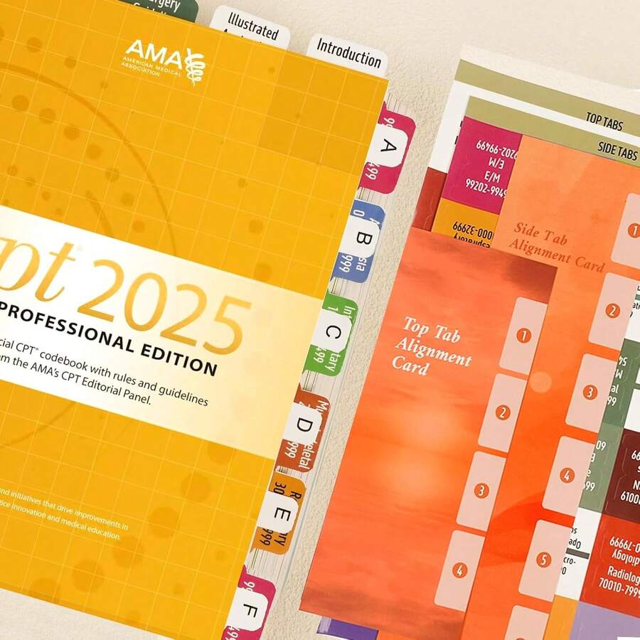 Index Tabs For ICD-10-CM Code Book 2025 AAPC Version, Upgraded Book ...