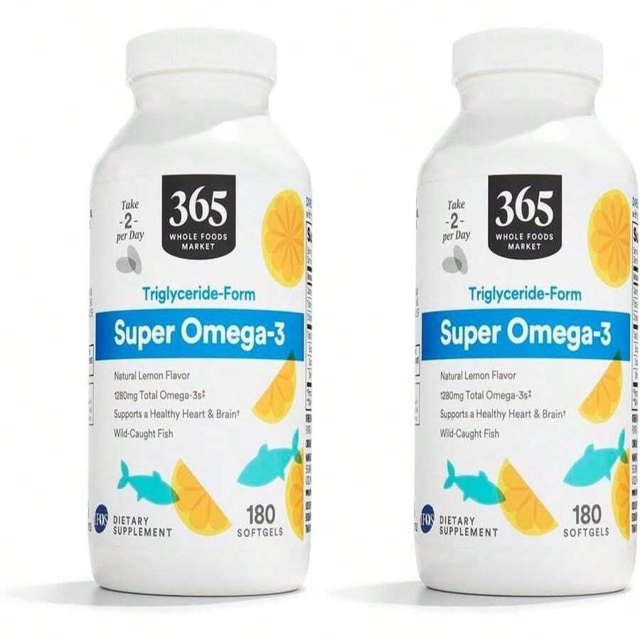 365 By Whole Foods Market, Super Omega 3, 180 Count | SHEIN ITALIA