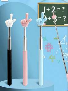 5pcs Retractable Finger Reading Pointer, Teacher's Baton Pointer ...