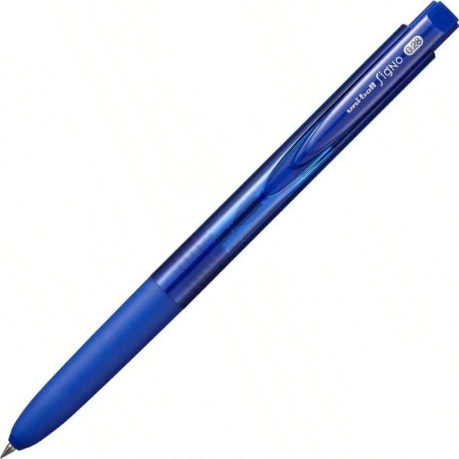 Uni Ball Signo Knock Ballpoint Pen RT1 0.28mm Color, Blue (UMN15528.33 ...