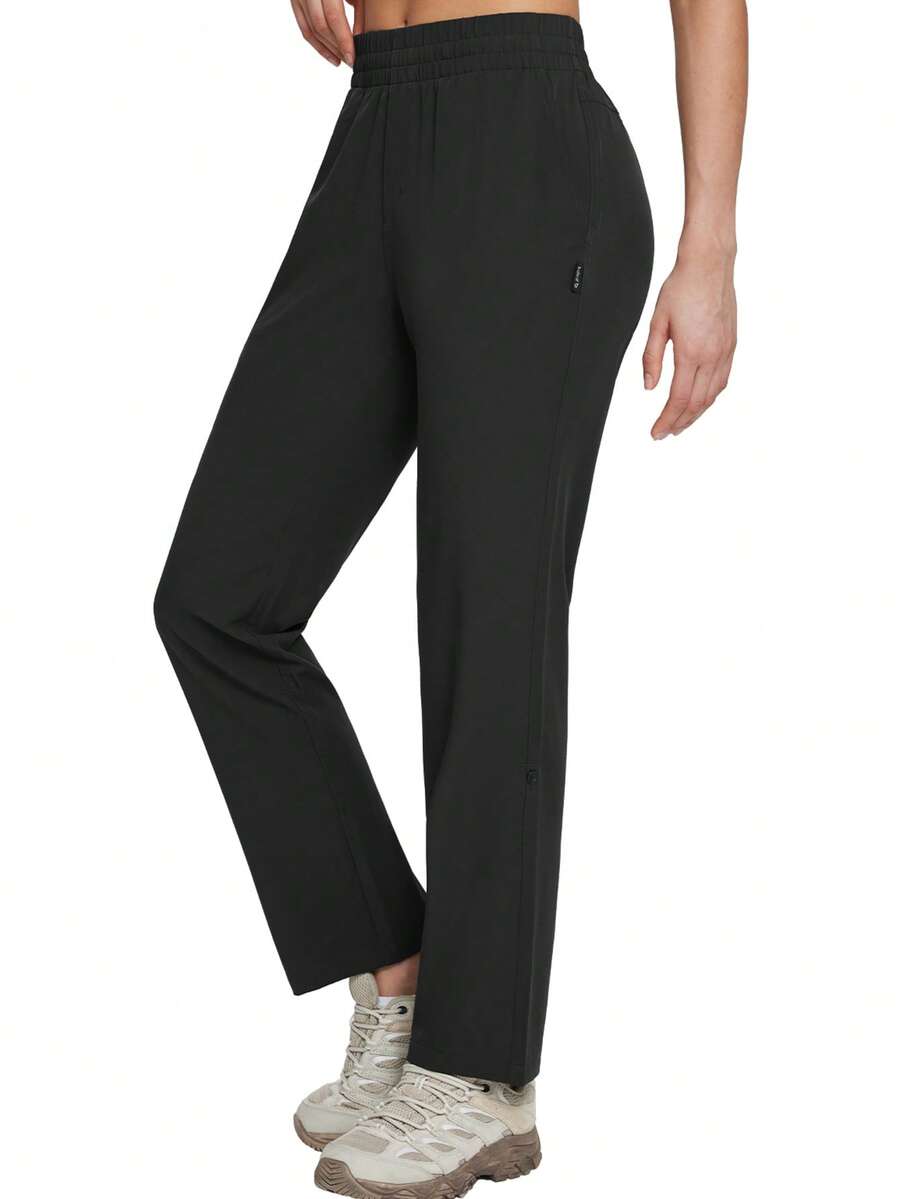 baleaf Women's Hiking Water Resistant Pants UPF Roll Up Convertible ...