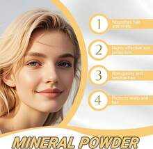 Scalp Sunscreen Powder Mineral, Mineral Powder For Scalp & Hair ...