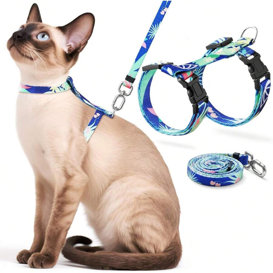 Harness And Leash Set Walking,Escape Proof Lightweight Soft And ...