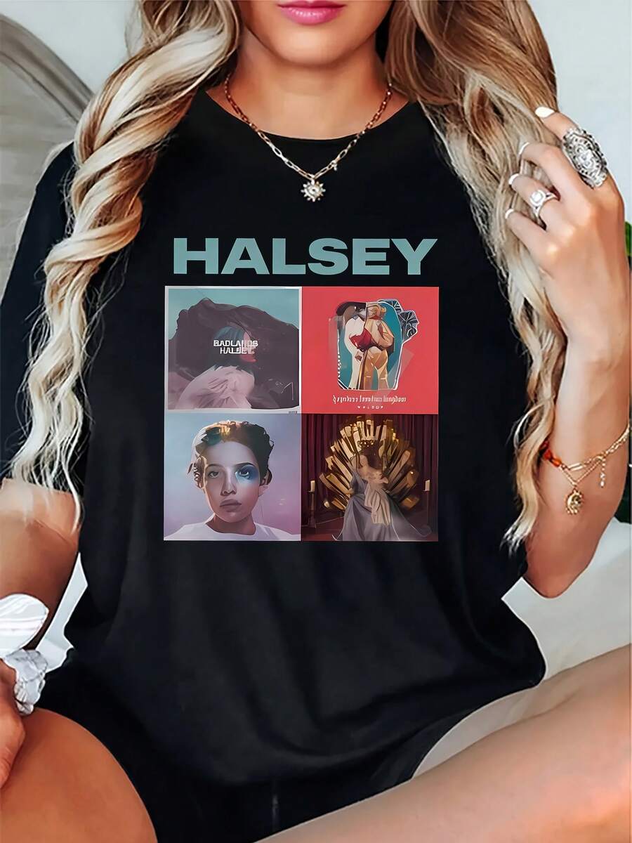 Camiseta de merchandising de Halsey, camiseta unisex de todos los ...