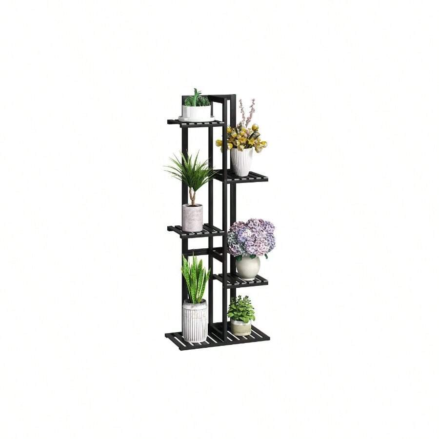 Plant Stand Indoor Outdoor Plants Corner Tall Plant Shelf 6 Potted ...