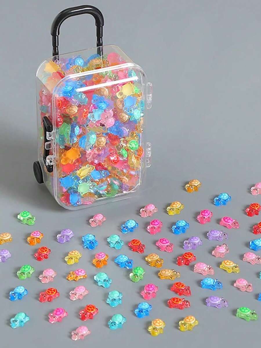 200 piezas Mini decoraciones de Capibara con caja de almacenamiento ...