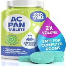 200 Tablets AC Drain Line Cleaner- No-Residue, Water-Soluble, Fast ...