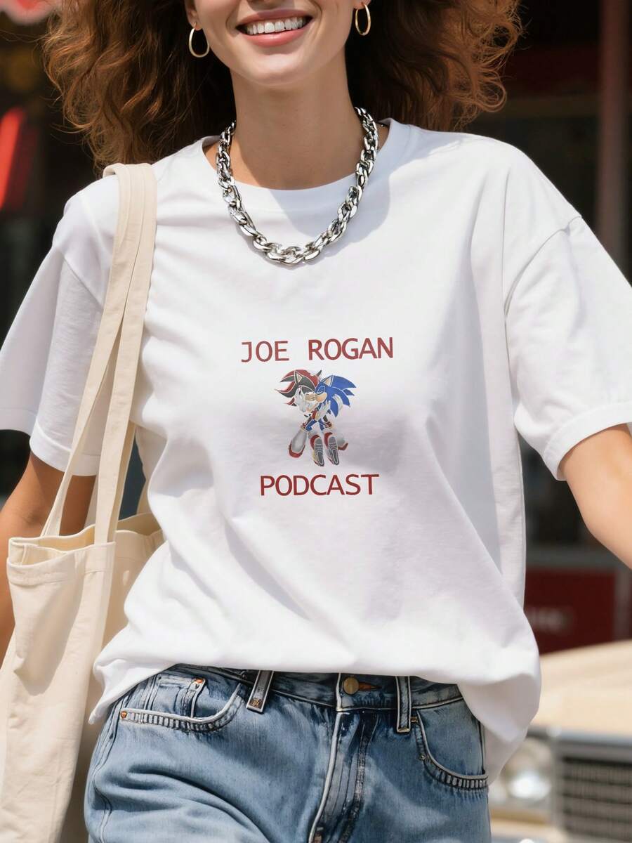 Joe Rogan Podcast Funny Meme TShirt | SHEIN USA