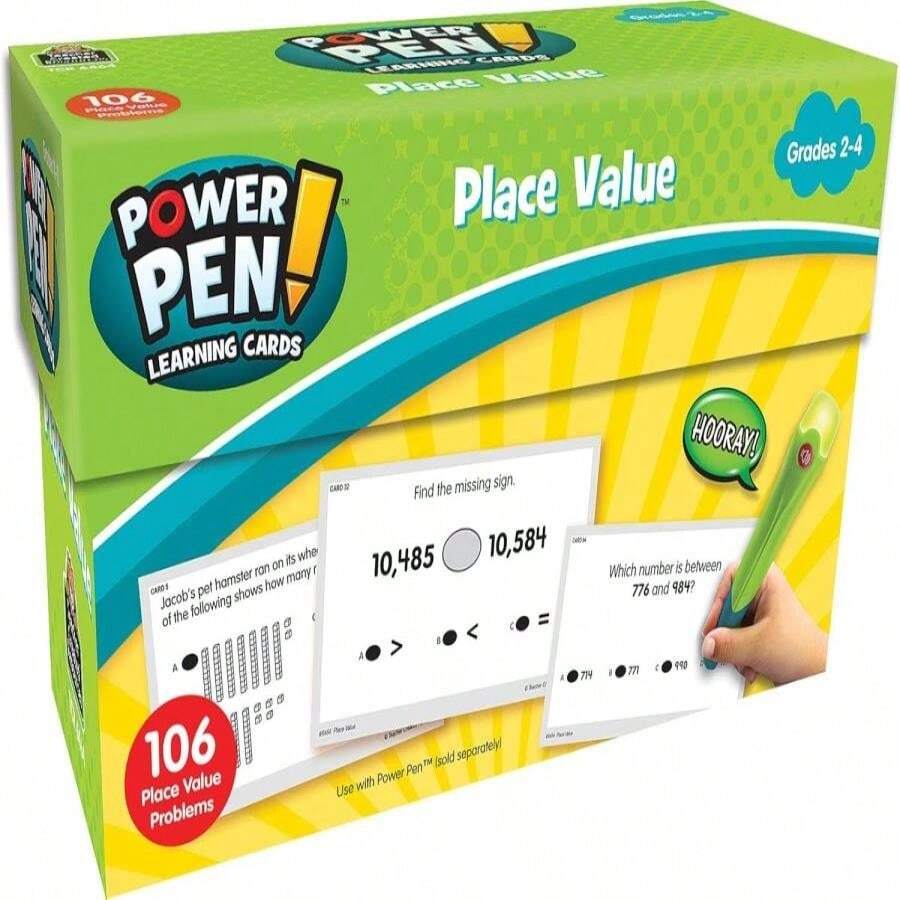 Teacher Created Resources Power Pen Learning Cards: Multiplication ...