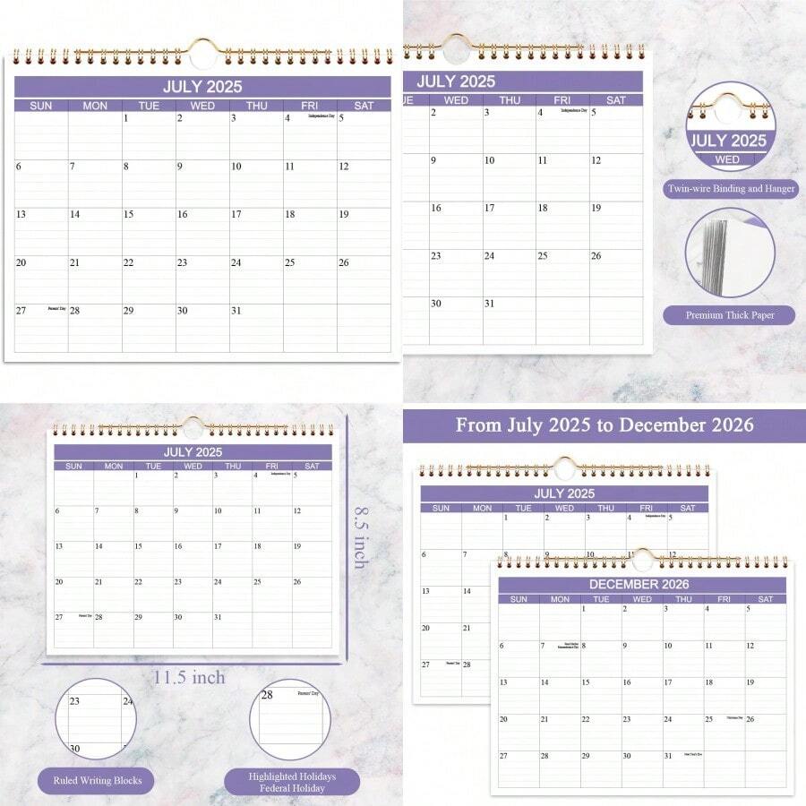 Local Warehouse- Calendar 20252026 Wall Calendar 20252026 Runs From ...