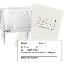 Handy Stamps Notary Certified True Copy Stamp - Professional Self ...