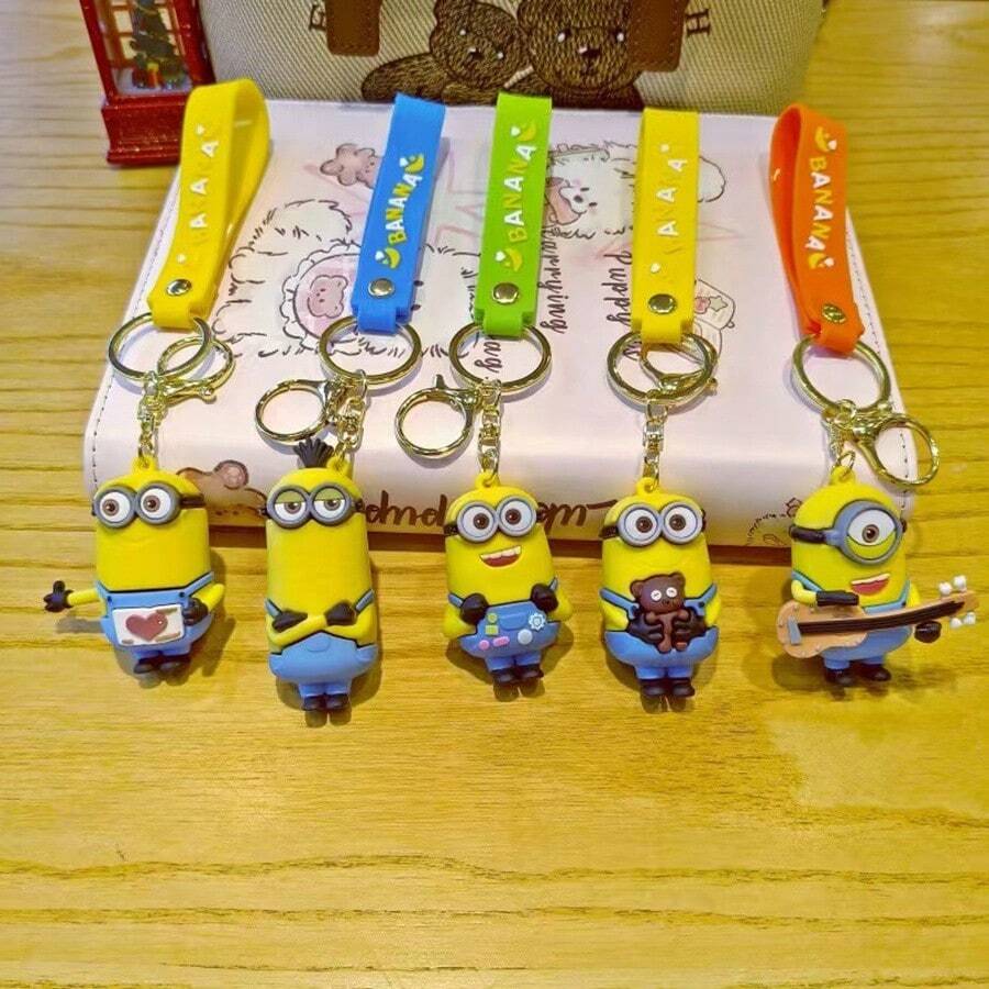 Minions New Minions Kevin Stuart Keychain, Couple Backpack Keychain ...