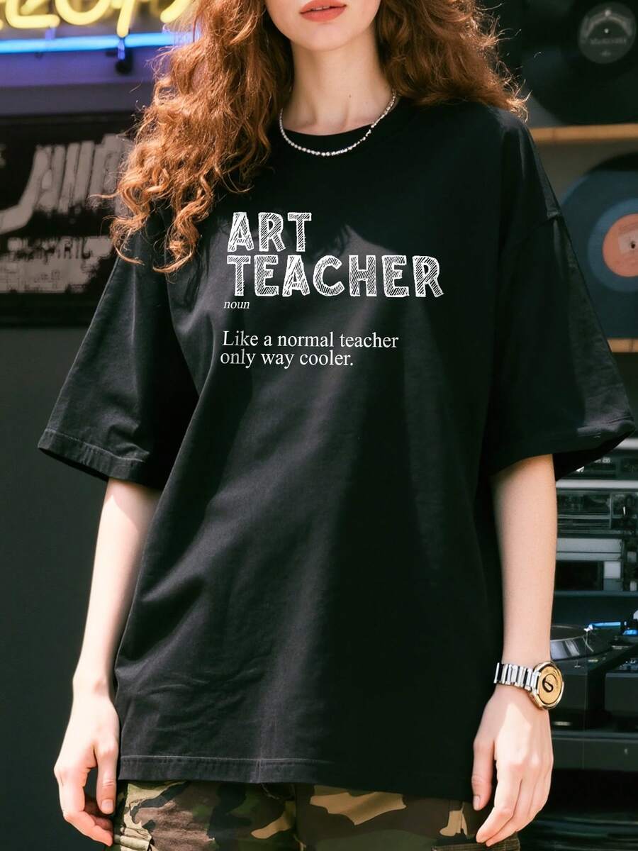 Art-Teacher-Design-For--Women-Art-Teacher-Appreciation-T-Shirt | SHEIN USA