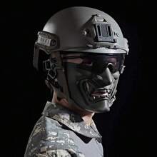 Tactical Airsoft Half Face Masks, Airsoft Mask Half Face Evil Demon ...