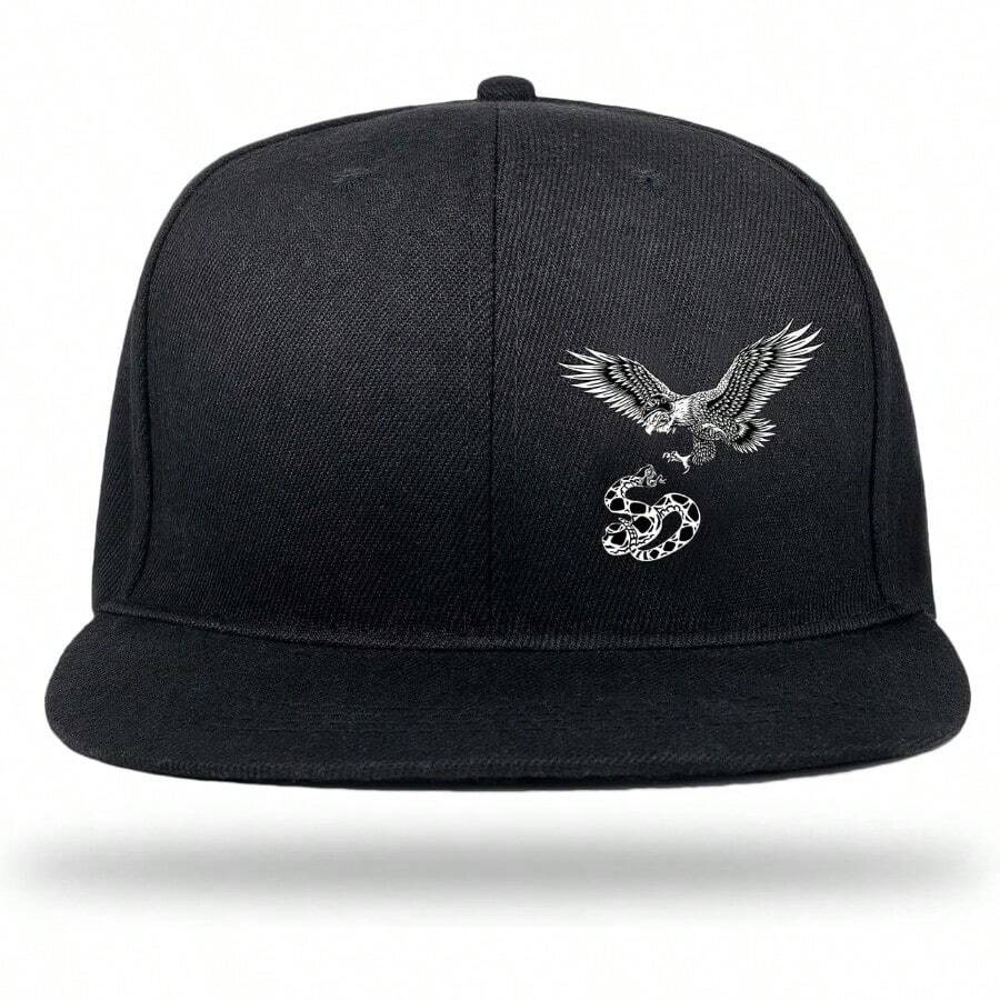 Snapback Hats For Men Skeleton Hand Flat Bill Hat Unisex Flat Brim Snap ...