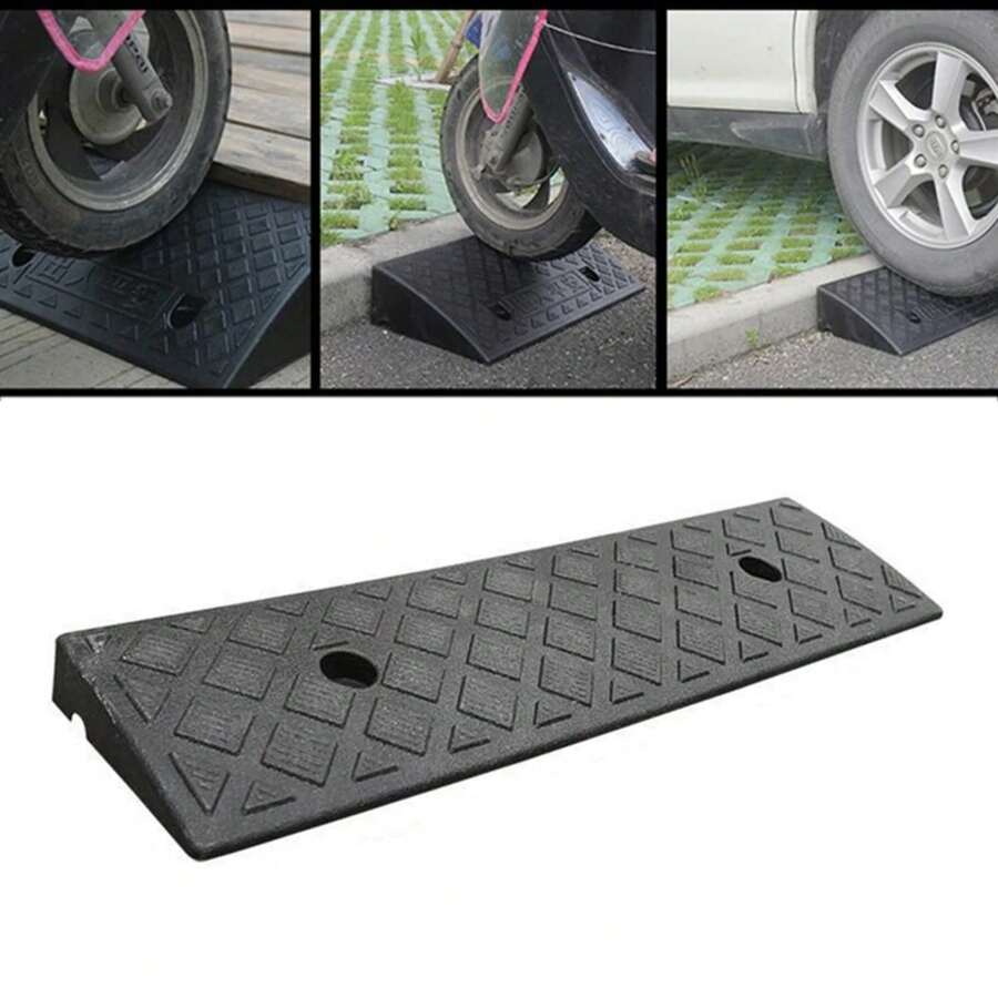 Car Wheel Driveway Ramps Plastic Kerb Ramp Non-Slip Threshold Ramp 30mm ...
