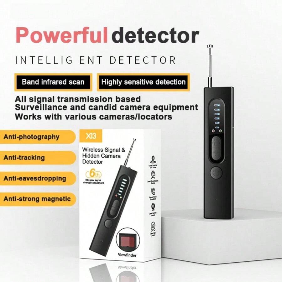 Portable Signal Detector Anti-Peeping Camera Finder Anti-Spy Infrared ...