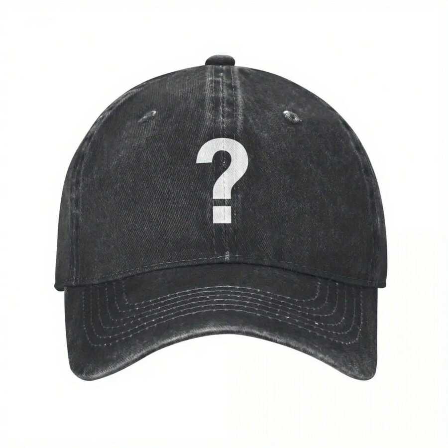 2025 New Question Mark Baseball Cap Birthday Sun Hat For Men And Women ...