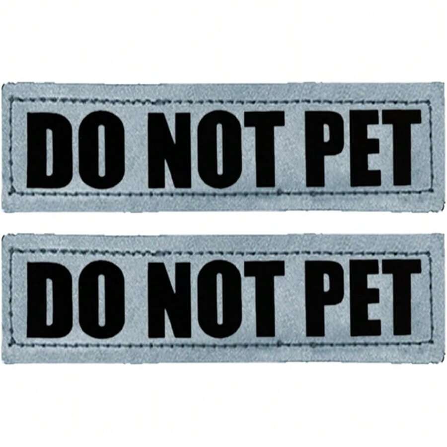 Service Patch, 2 Pack Reflective Patches, Removable Patches For Harness ...
