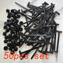 50/100pcs Heavy-Duty Self-Locking Nylon Cable Ties - Multifunctional ...