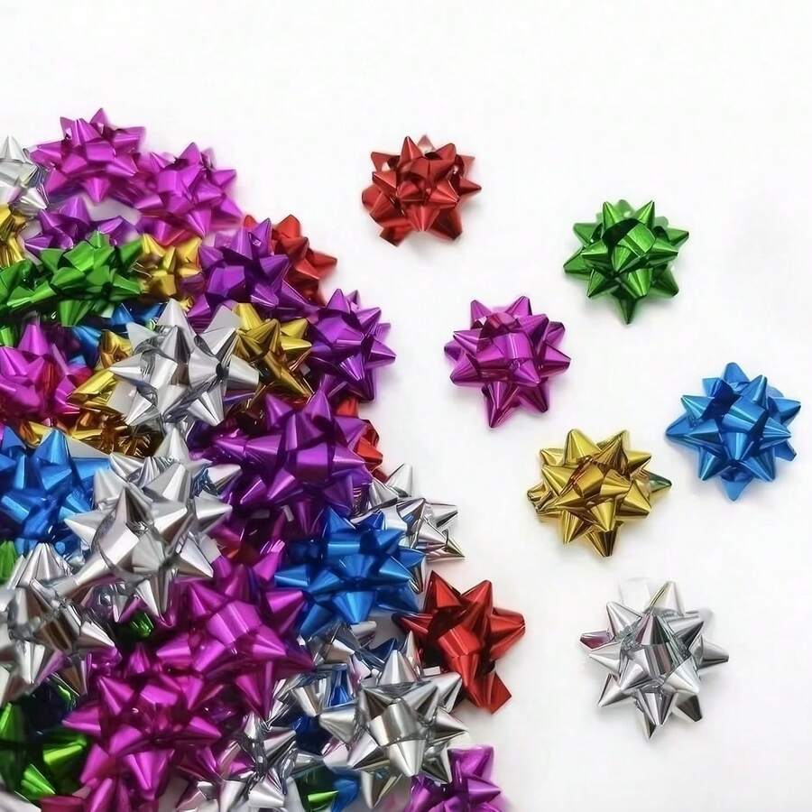 18/50/100 Pcs Colorful Mini Gift Bows, 1.18 Inch (3cm) Mini Ribbon ...