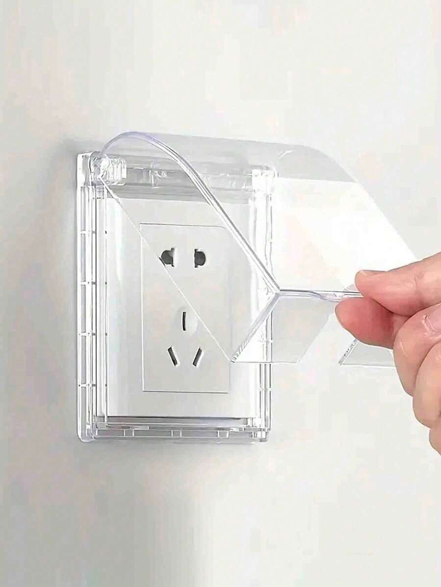 1-Piece Waterproof Socket Cover, Durable Transparent Waterproof ...