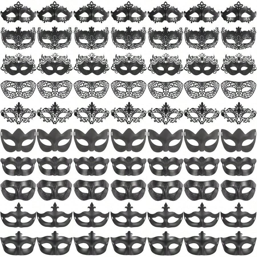 Masquerade Masks 100 Bulk Vintage Masks Of Masquerade Party Venetian ...