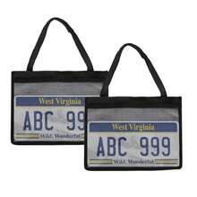 2PCS License Plate Holder With Hanging Strap Test Drive License Plate ...