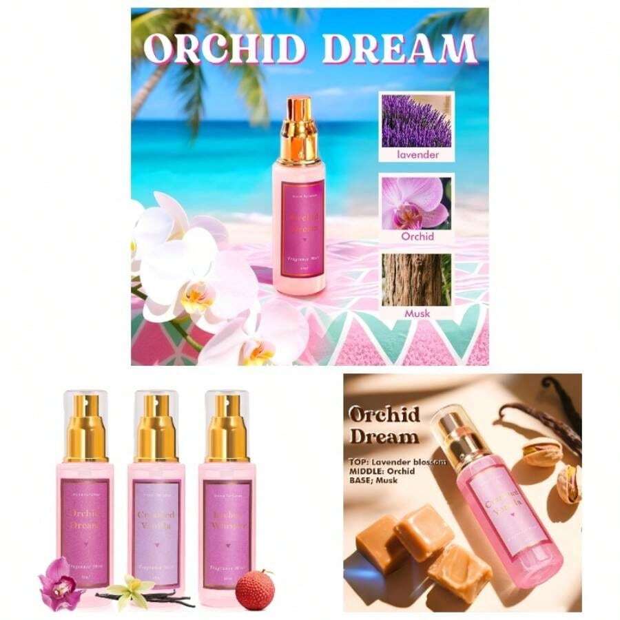 Body Spray Women, Travel Size Body Mist, Fragrance Set, 3 Pack Each 2 ...