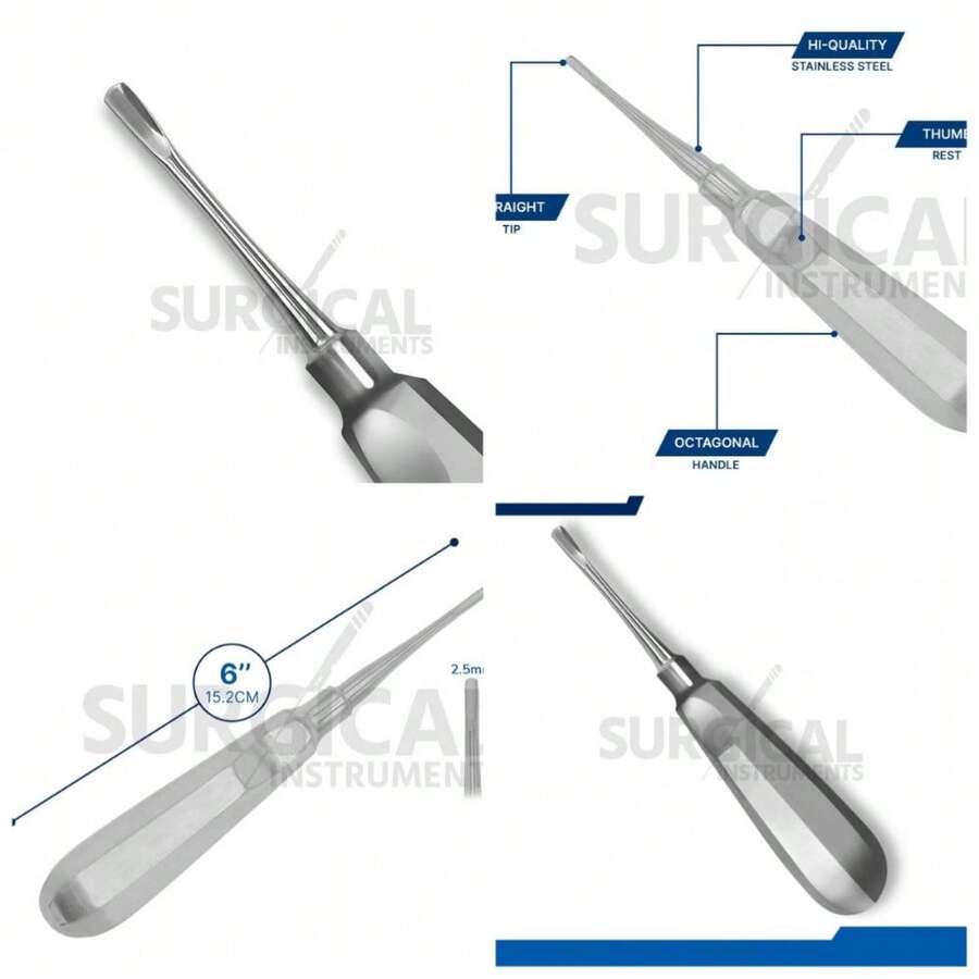 German Grade Apical Root Elevator 301: DEL-301 Surgical Dental Instrument Surgical Apical Root ...