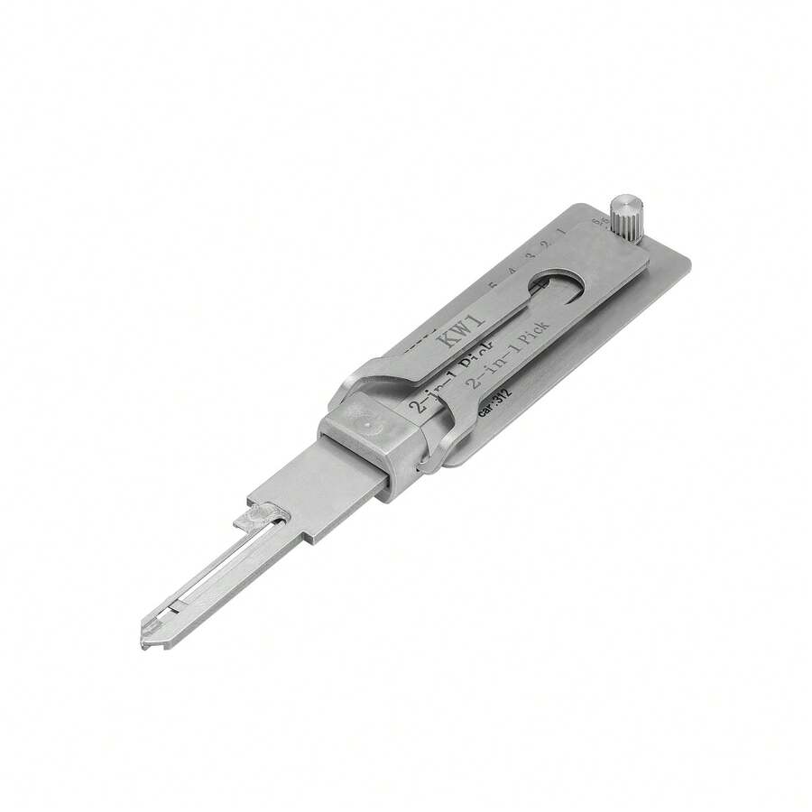 KW1 Tools Lockpick Tool voor dubbele groef deurslot, Pro 2 in 1 decoder ...
